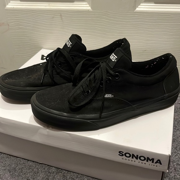Vans | Shoes | Vans Basics Black Shoes | Poshmark